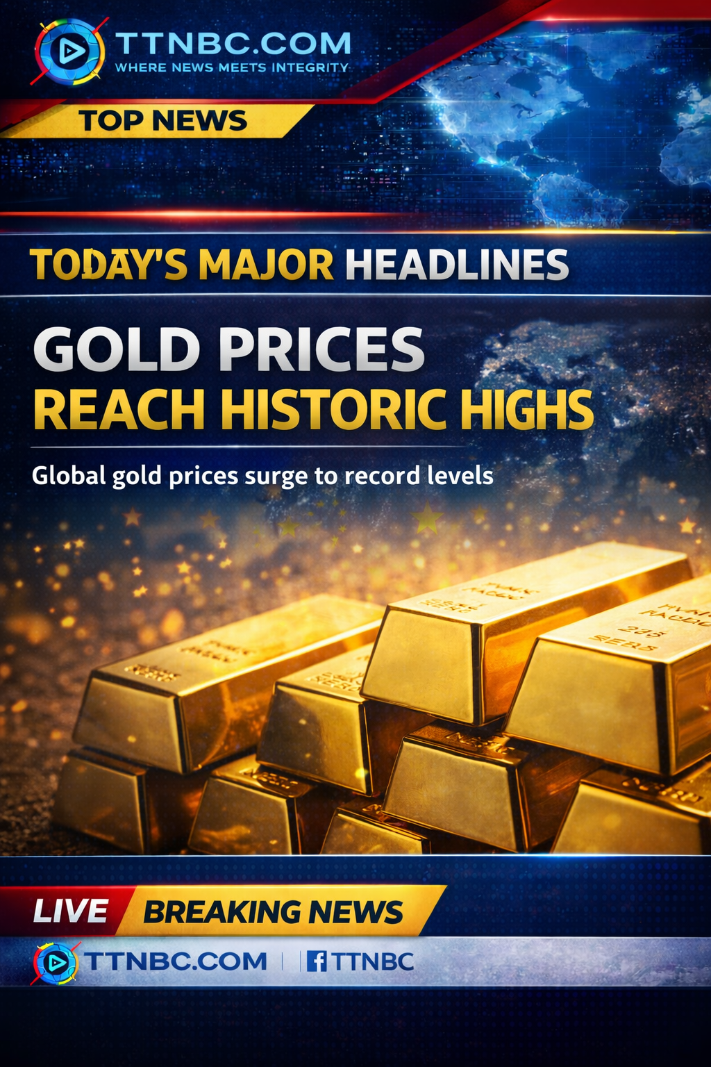 Gold Prices Hit New Historic Highs Worldwide